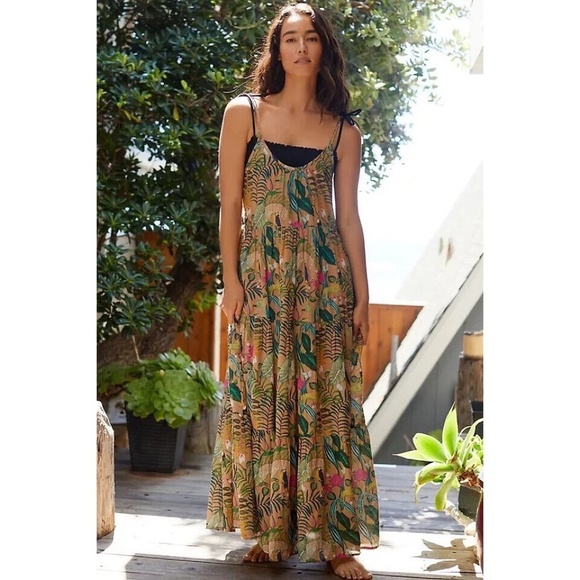 Roller Rabbit | Dresses | Nwt Roller Rabbit Dakota Tropical Jungle Maxi ...